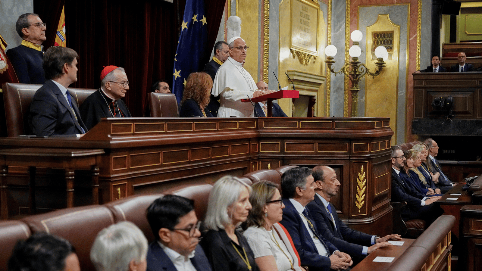 Papa Leão XIV faz discurso histórico no Parlamento da Espanha e é ...
